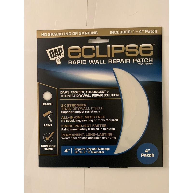 Dap Eclipse Rapid Wall Repair Patch (4 inch Patch) - Online Marketplace ...