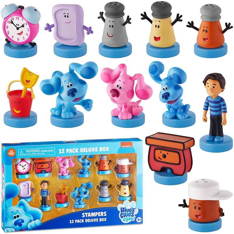 P.M.I. Blue's Clues Stamps for Kids | 12 Stamps Blue’s Clues Toys in 1 ...