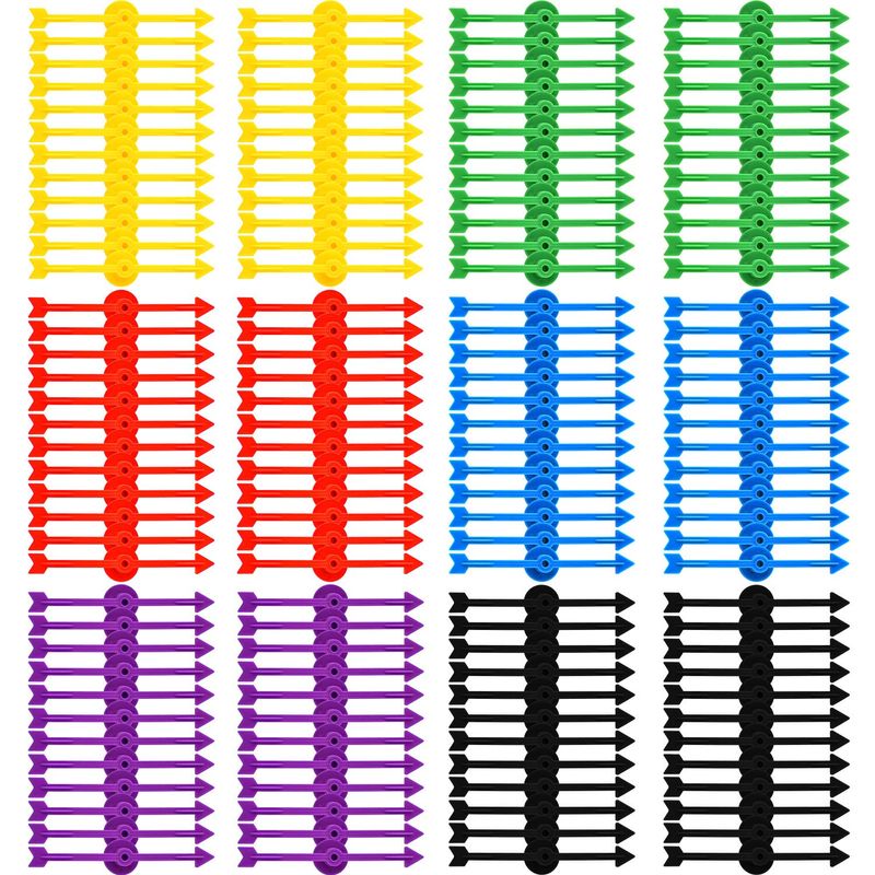 Tatuo 120 Pieces 4 Inch Arrow Spinners Board Game Spinner Plastic Arrow ...