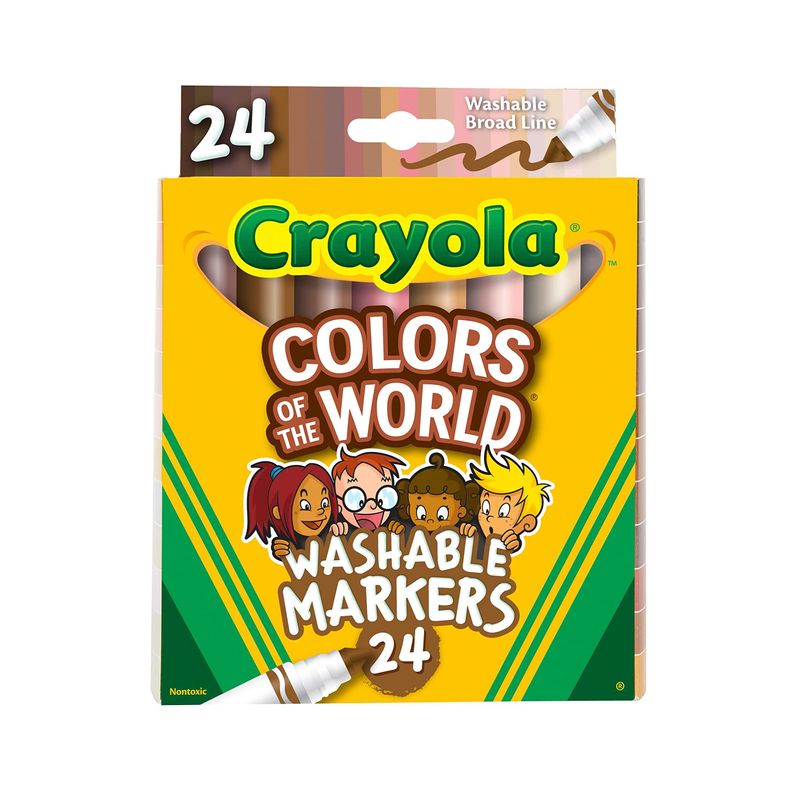 Crayola Colors of The World Markers, Skin Tone Markers, Classroom ...
