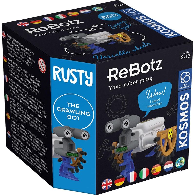 KOSMOS 617059 ReBotz - Rusty The Crawling Bot, Mini-Roboter zum Bauen ...