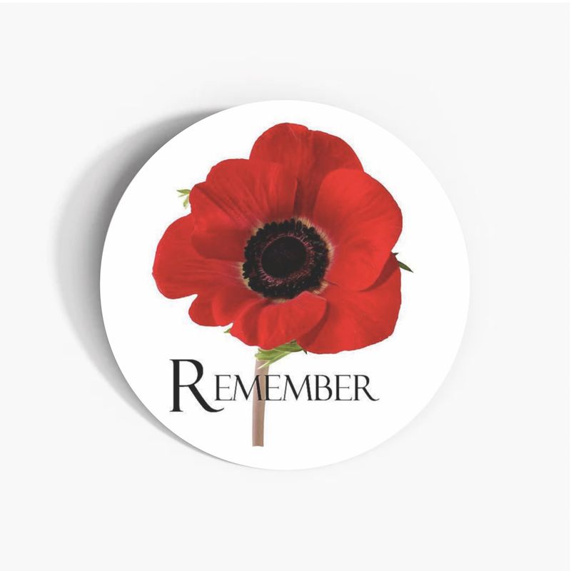 KraftyBazaar Pack of 90 Remember Poppy flower Remembrance Day Self ...