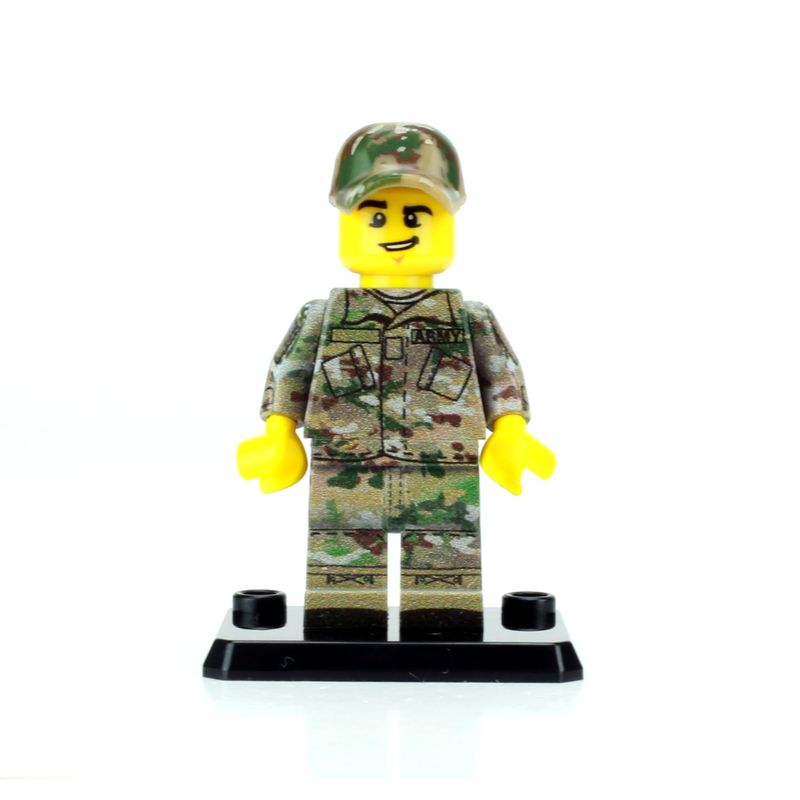 Battle Brick Collectible Army Soldier Custom Minifigure | Genuine ...