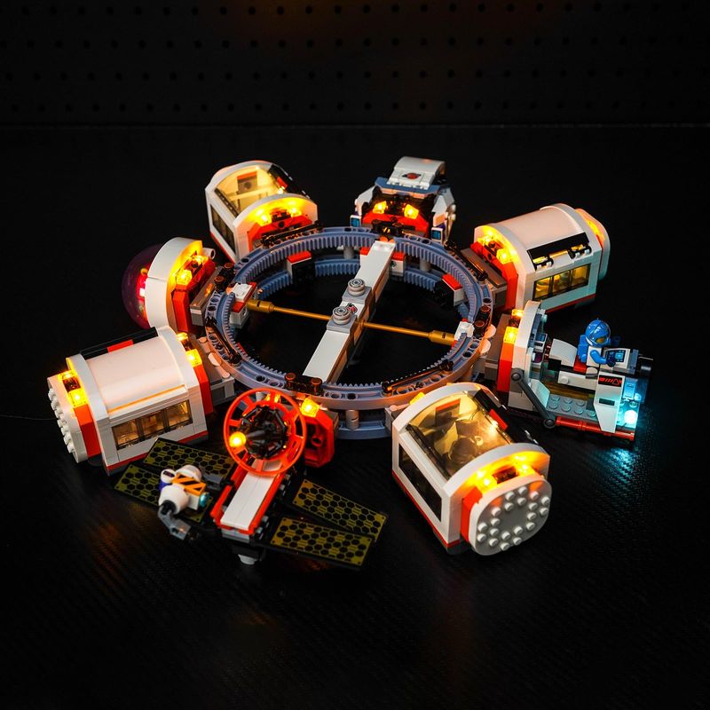 Hilighting Upgraded Led Light Kit for Lego Modular Space Station ...