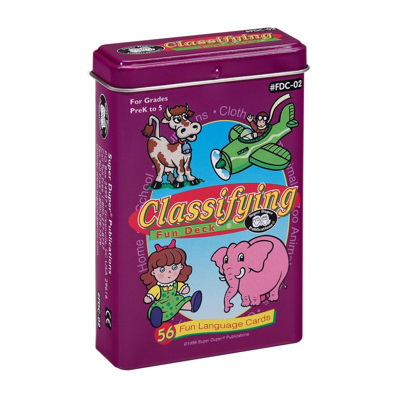 Super Duper Publications | Classifying Fun Deck Flash Cards ...