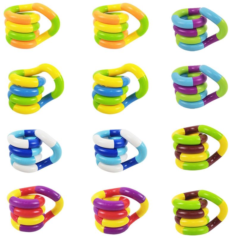 Tangle Fidget Toy, 12 Pcs Fidget Toys Adults Tangle Fidget Toy Stress ...