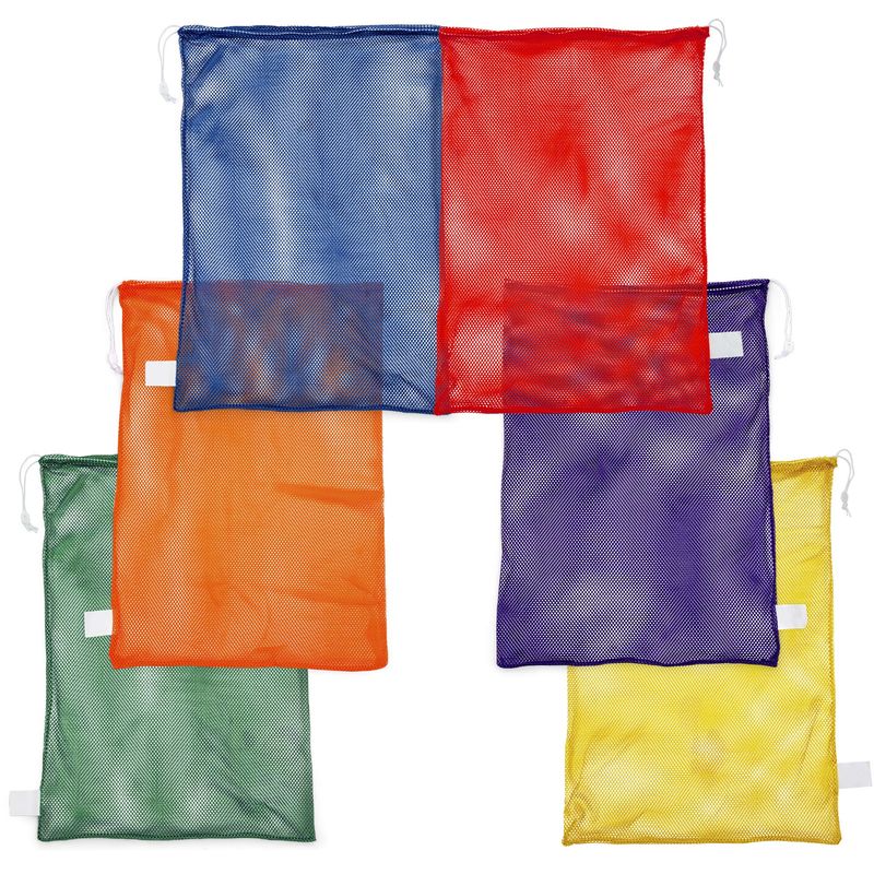 Champion Sports Mesh Sports Equipment Bag, Set of 6, 24x36 Inches ...