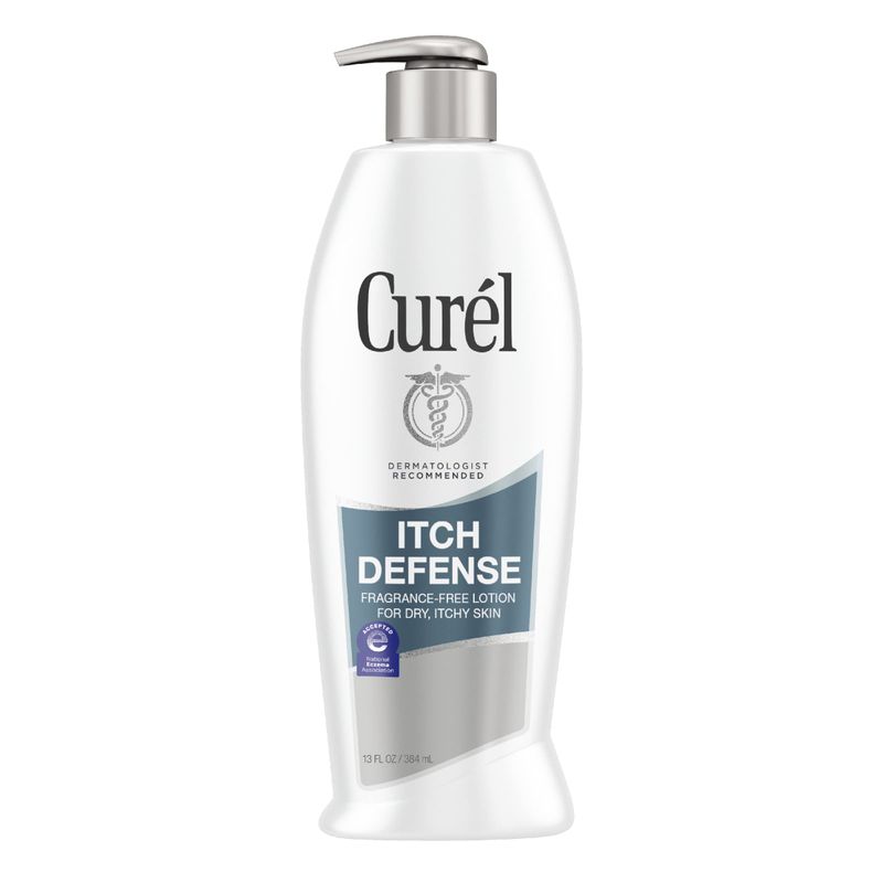 Curel Itch Defense Calming Body Lotion for Dry Itchy Skin, Moisturizer ...