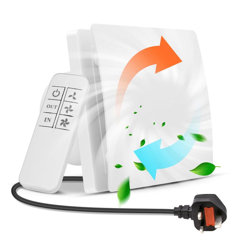 Neulriscn Extractor Fan Bathroom, 100mm Silent Extractor Fan with ...