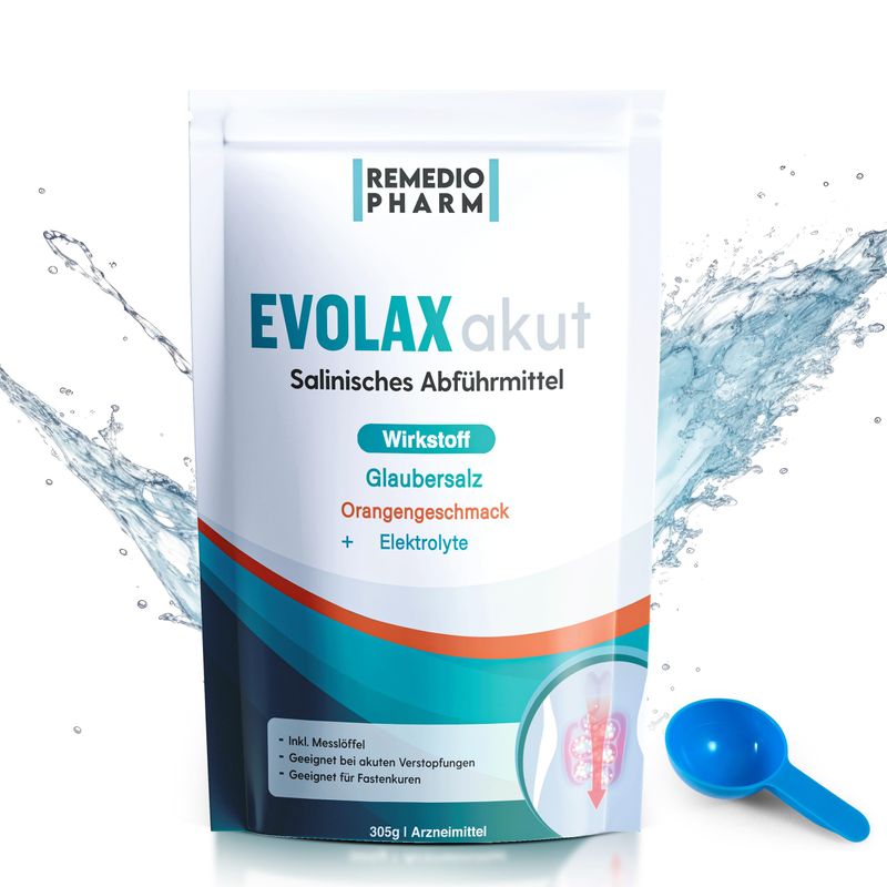 Evolax Orange Fast-Acting Laxative Glauber's Salt with Flavour ...