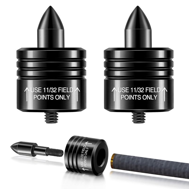 Feekoon 2 Pack Crossbow Bolt Decocking Head, Decocking Point Crossbow ...