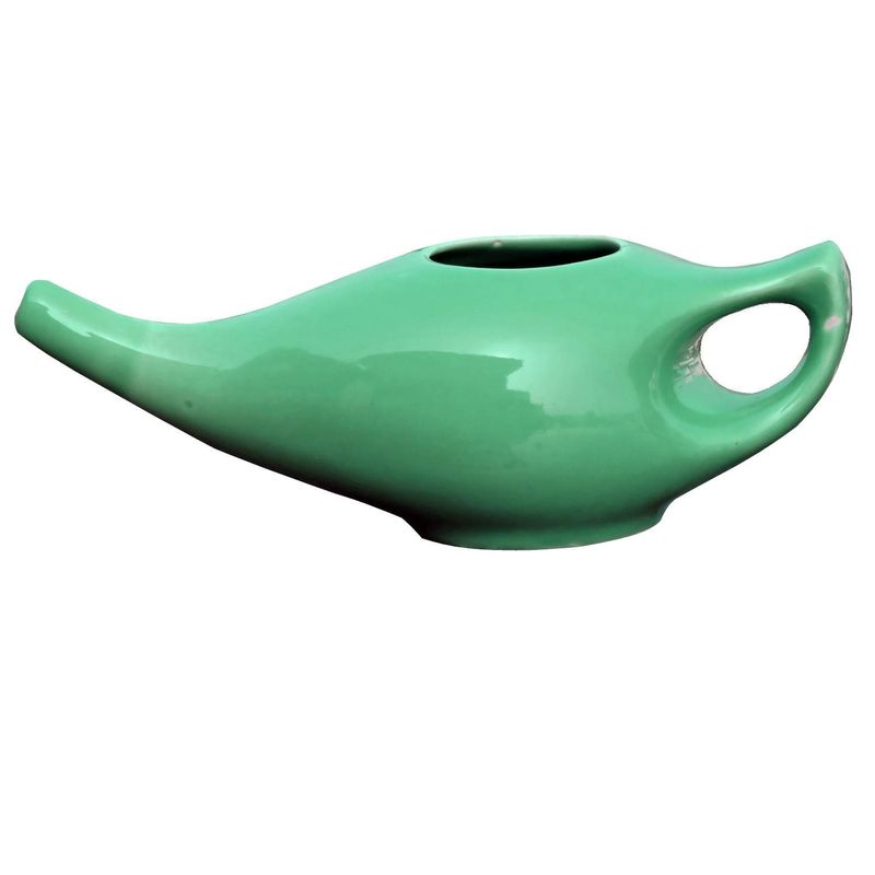 Porcelain Ceramic Neti Pot for Nasal Cleansing | Neti Pot with 10 ...