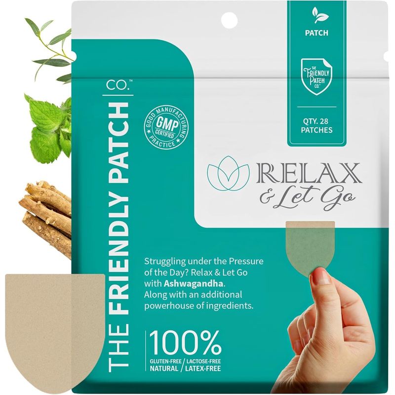 The Friendly Patch Relax & Let Go Patch - Calm Patches with Ashwagandha ...