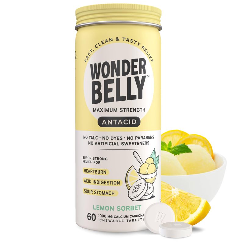 Wonderbelly Antacid, Effective Heartburn and Instant Acid Indigestion ...