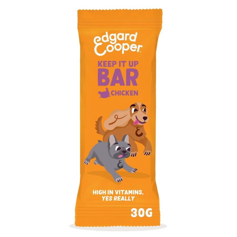 Edgard & Cooper Natural Dog Treats - Chicken Keep It Up Bar (1 x 30g ...