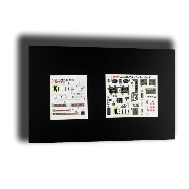 Leskit 1/32 Mitsubishi Type Zero Fighter Type 21 Interior 3D Decal (For ...