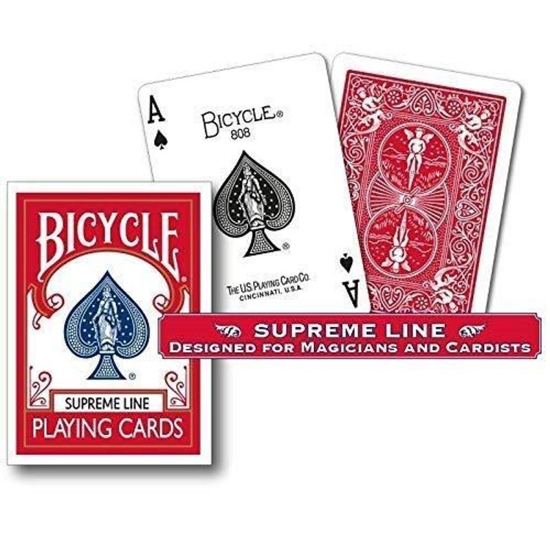 Bicycle Playing Cards Supreme Line - Red Playing Cards - Online ...