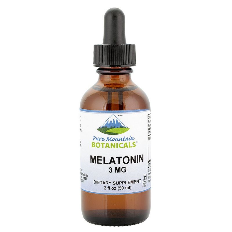 Liquid Melatonin 3mg - Natural Berry Flavored Kosher Melatonin Drops in ...