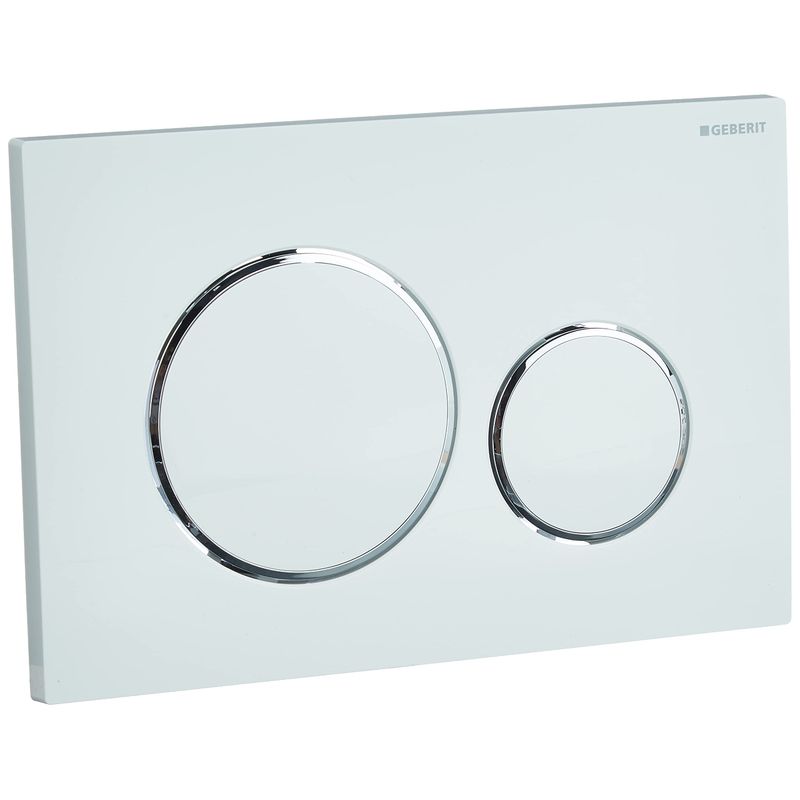 Geberit cist. EMP./Push Buttons Switch sigma-20 Plastic, white (bright ...