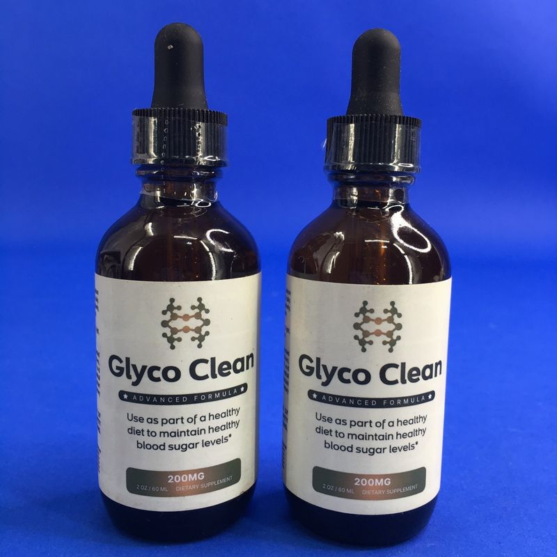 Glyco Clean Advanced Formula Blood Sugar Support 200 Mg 2 oz (Lot of 2 ...