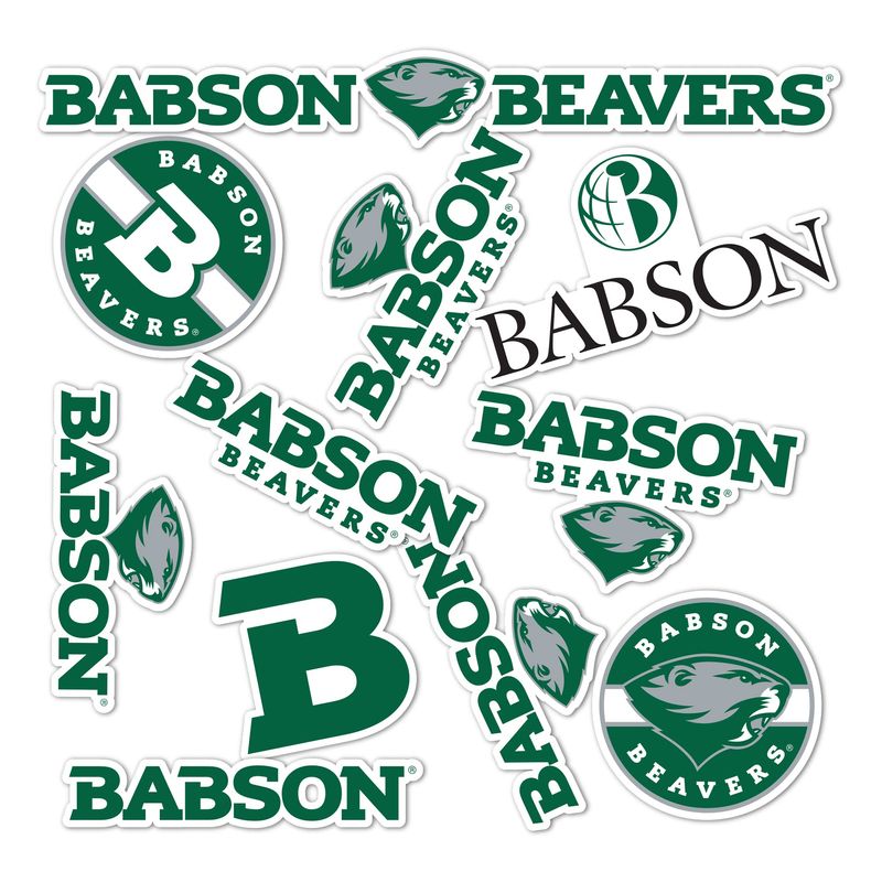 Babson College Sticker Beavers Stickers Vinyl Decals Laptop Water ...