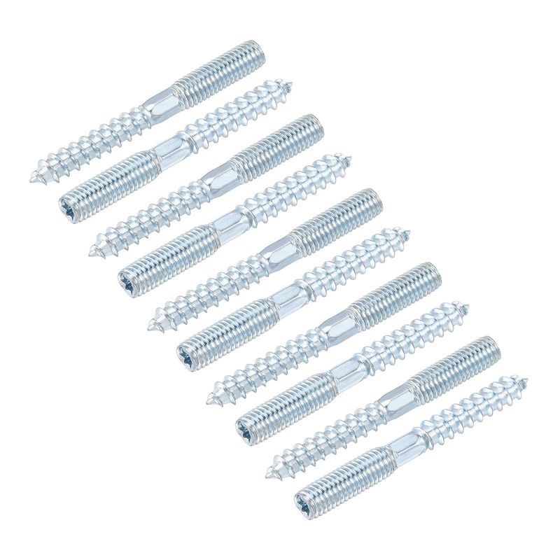 sourcing map Double Ended Screws (M8 Thread 70mm Long) 10pcs, Hanger ...