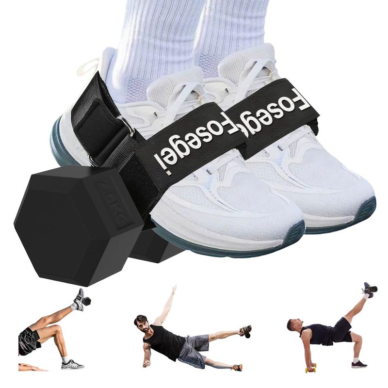 Fosegei Dumbbell Foot Attachment, Tibialis Trainer, Adjustable Ankle ...