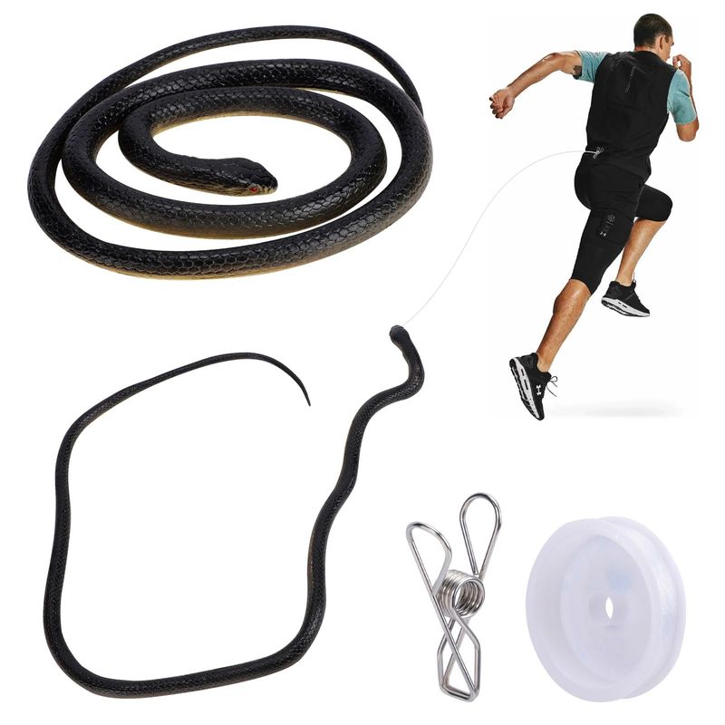 Realistic Snake Prank with String Clip, Chasing Snake Rope Prank, Clip ...