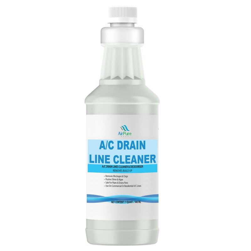AC Drain Line Cleaner, (1 Quart / 946 ml), Professional Cleaning ...