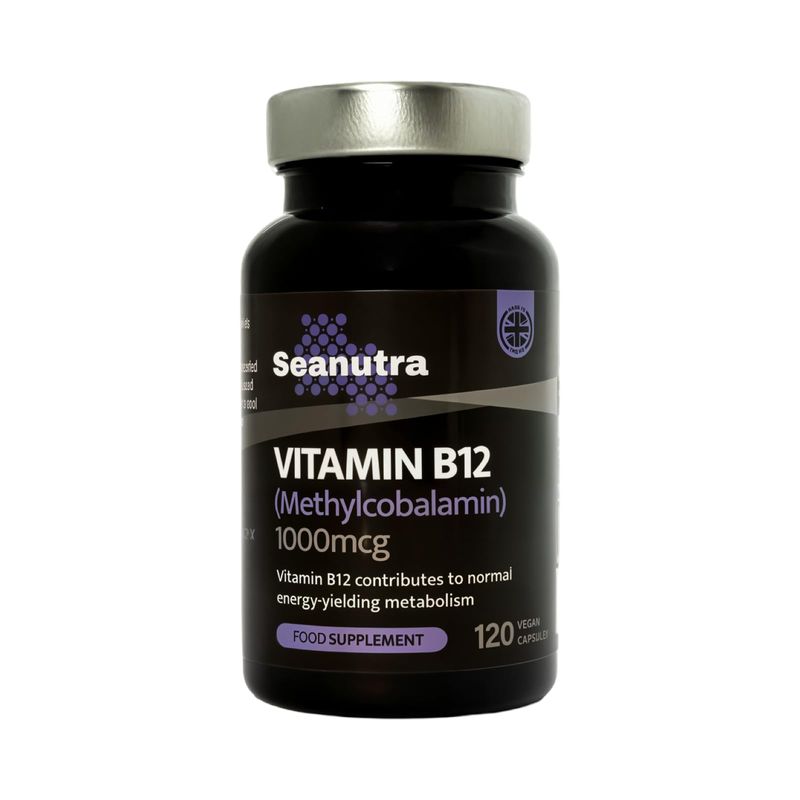 Vitamin B12 High Strength Capsules 1000mcg - Vegan B12 Methylcobalamin ...
