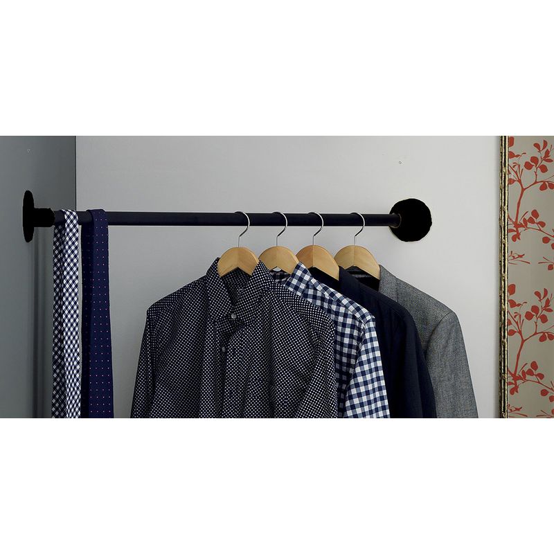 Hanging Bars 43" Iron Wardrobe Assistant Corner Hanging Bar - Online ...