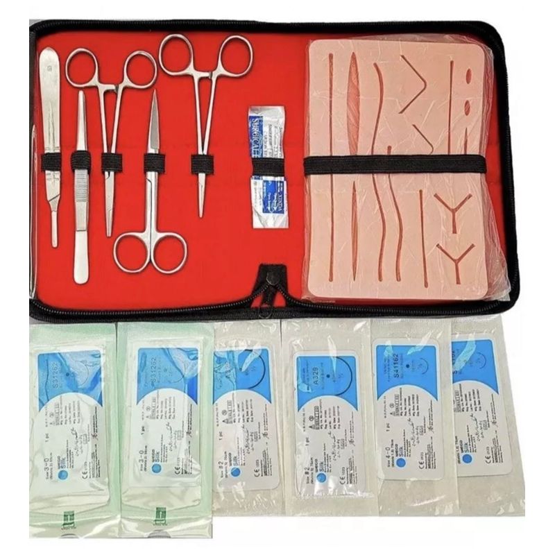 Survival Medical Suture Practice Kit for Students | Suture training kit tailored for practicing ...