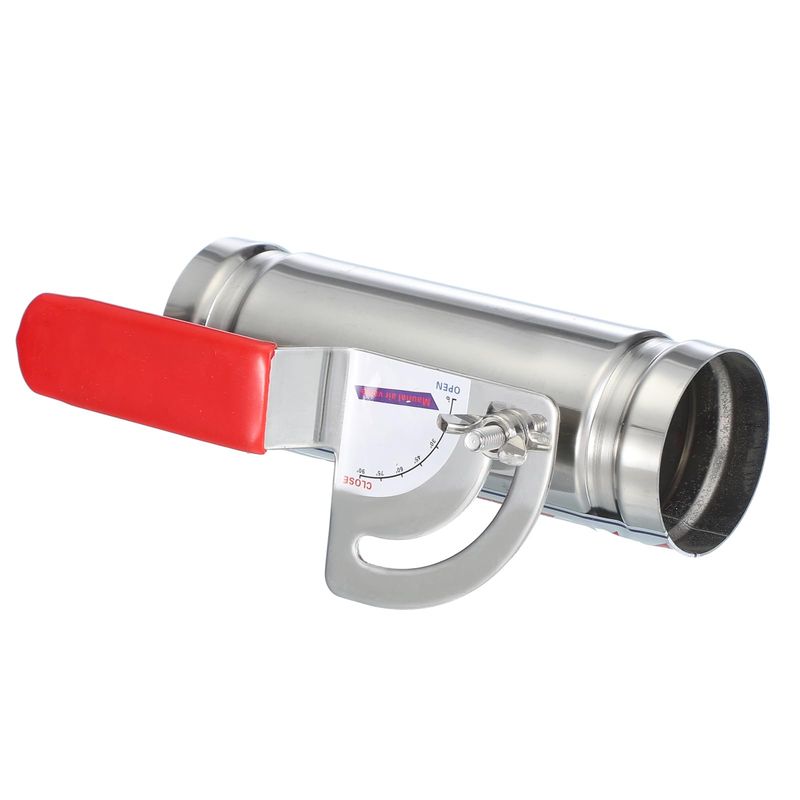 PATIKIL HVAC Duct Manual Volume Backdraft Damper, 2 Inch, Airflow ...