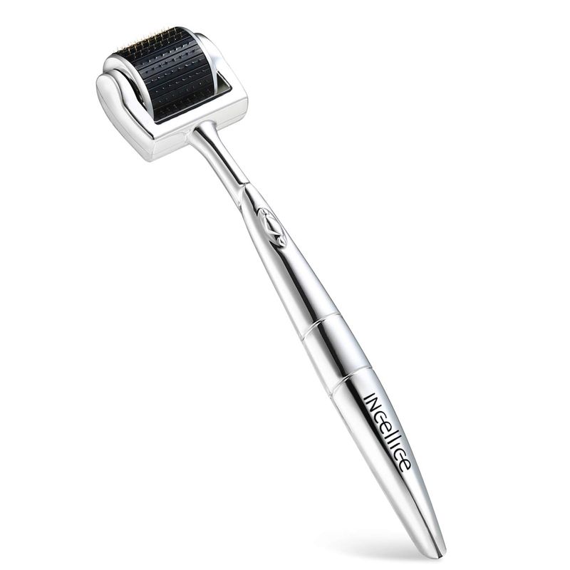 Microneedling Derma Roller, 192 Titanium Real Professional Microneedles ...