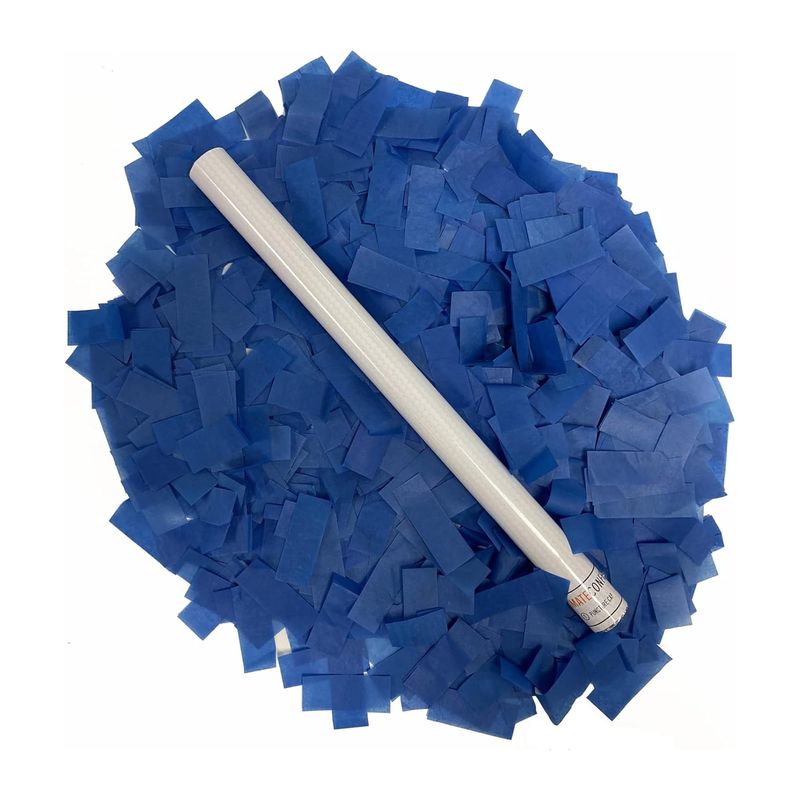 Ultimate Confetti Wand 14 inch Confetti Launcher Wand, Dark Blue, 8 ...