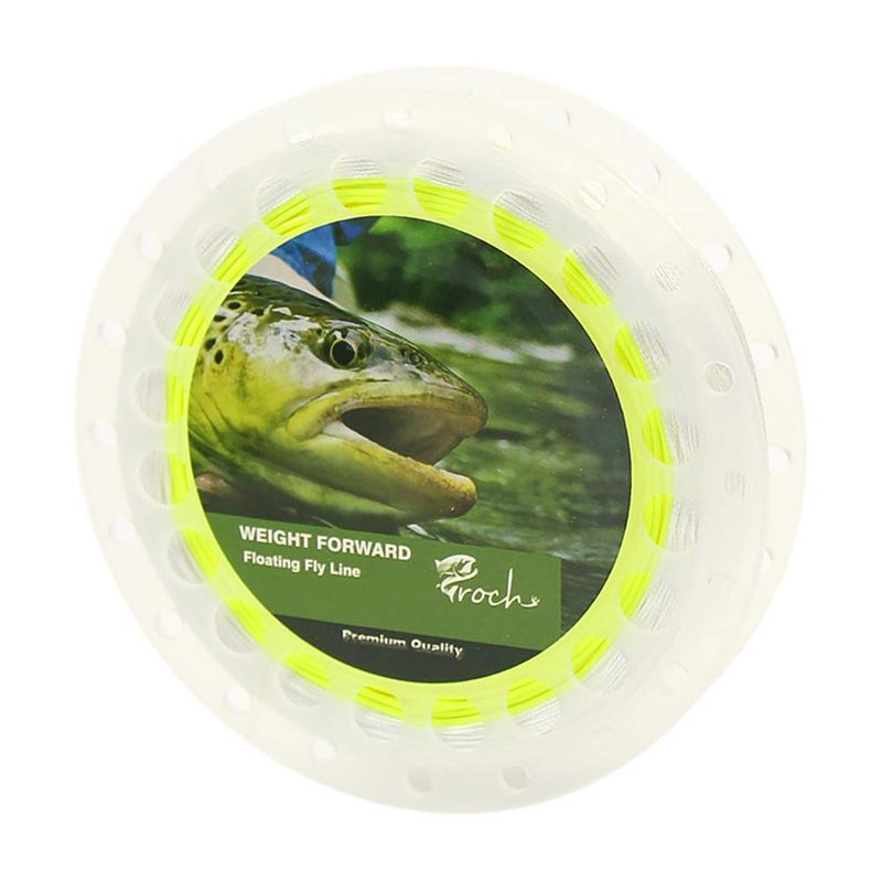 Croch Weight Forward Fly Fishing Line WF 3F 4F 5F 6F 7F 8F 100ft ...