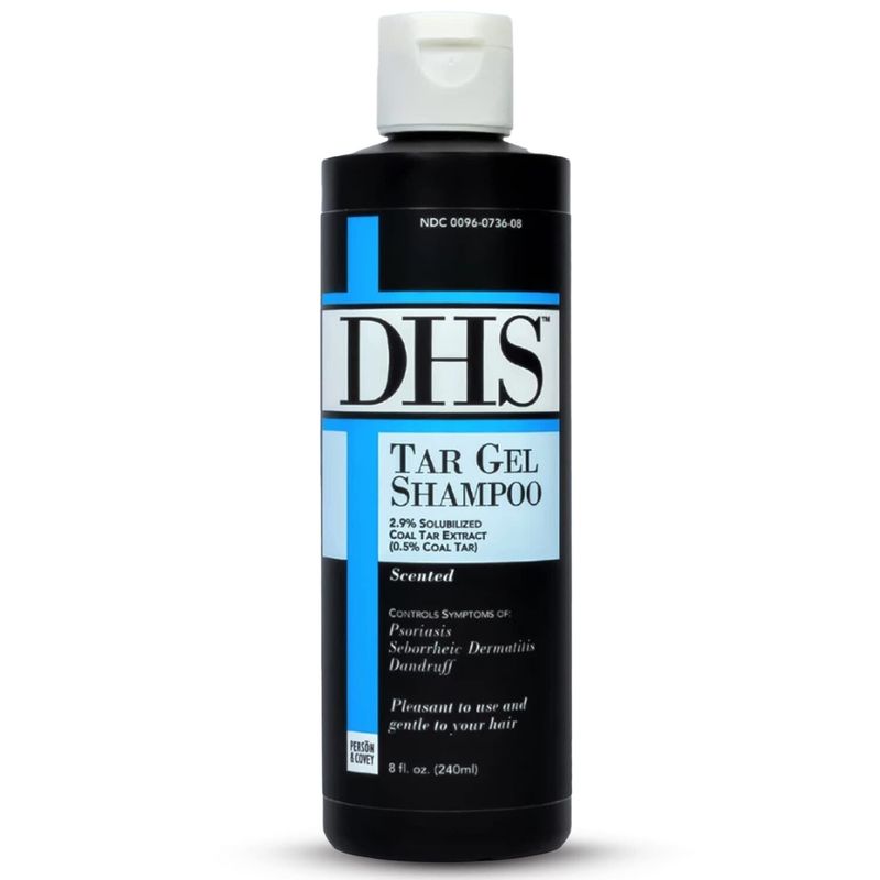 DHS TAR SHAMPOO Anti Dandruff, Psoriasis, Coal Tar GEL 8 OZ (Pack Of 2 ...