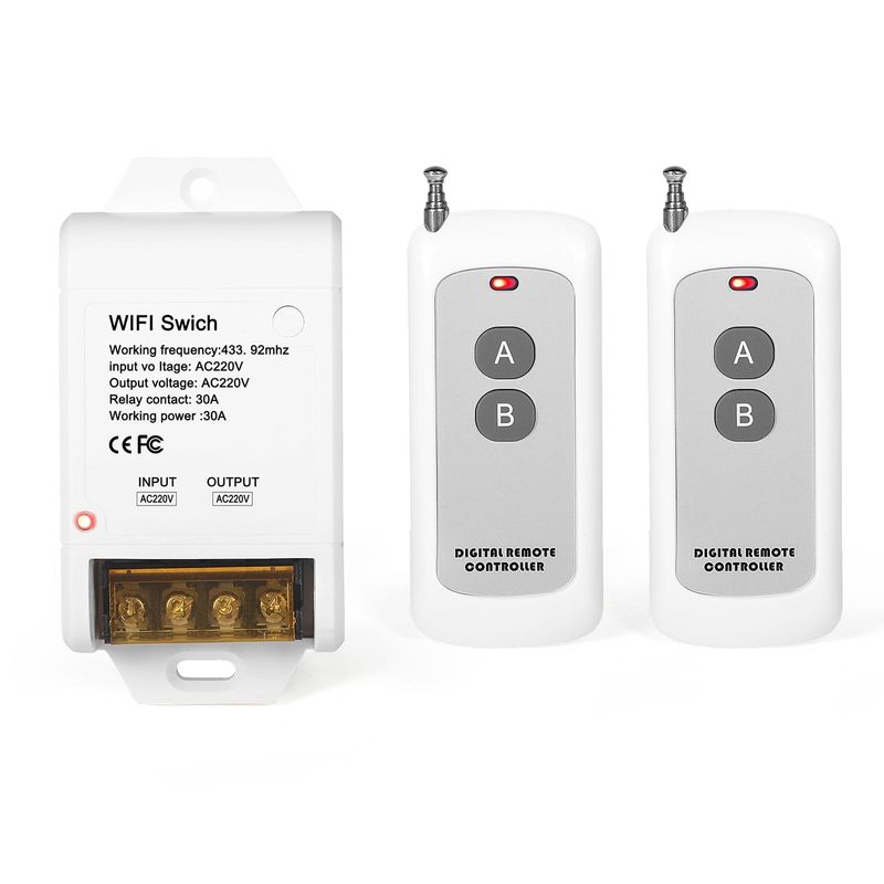 Ailao Wireless Switch 230 V with Remote Control AC Remote Control ...
