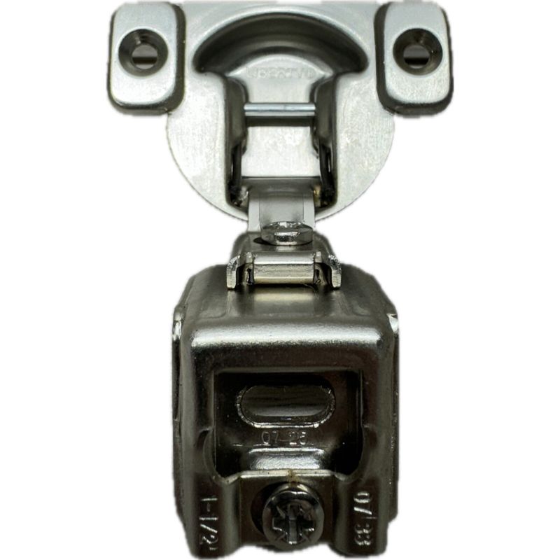 Liberty 110 Deg 1-1/2" Partial Overlay Two Prong Cabinet Hinge 8-pack ...