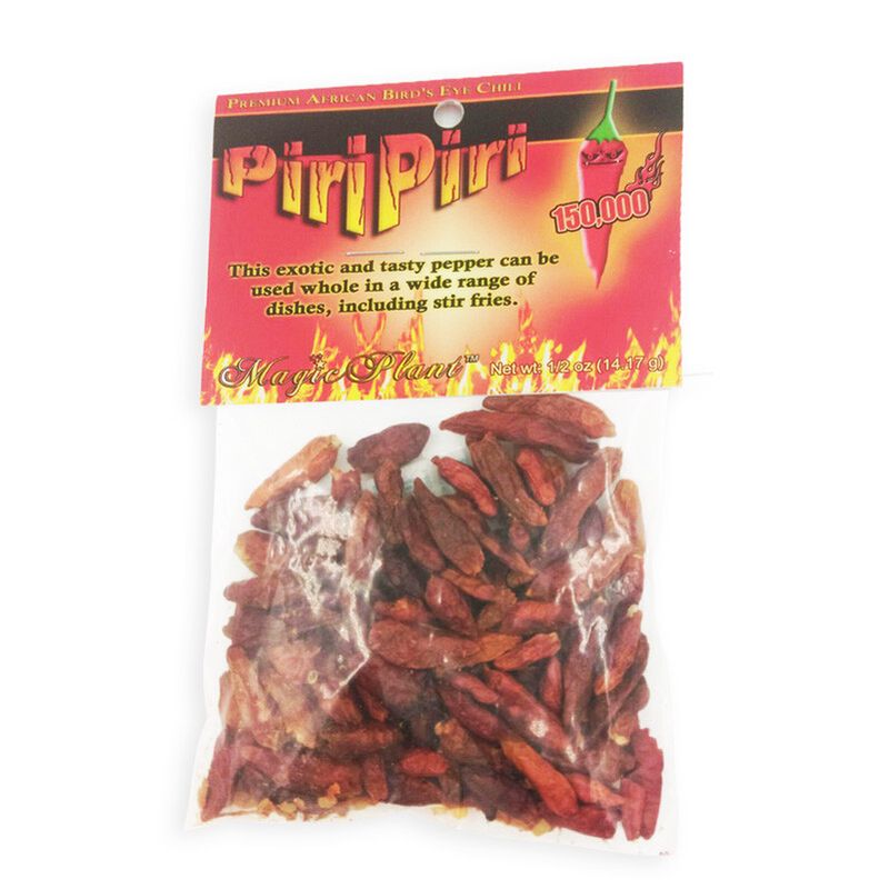 0.5 oz African Bird's Eye Pepper Dry Whole Pods - Natural Piri Piri ...