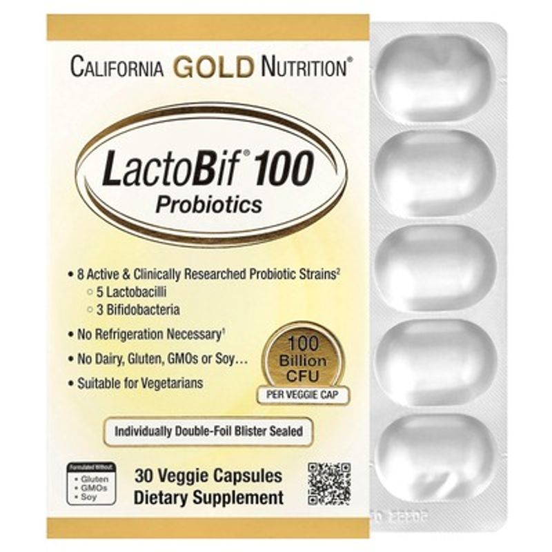 LactoBif® 100 Probiotics, 100 Billion CFU, 30 Veggie Capsules - Online ...