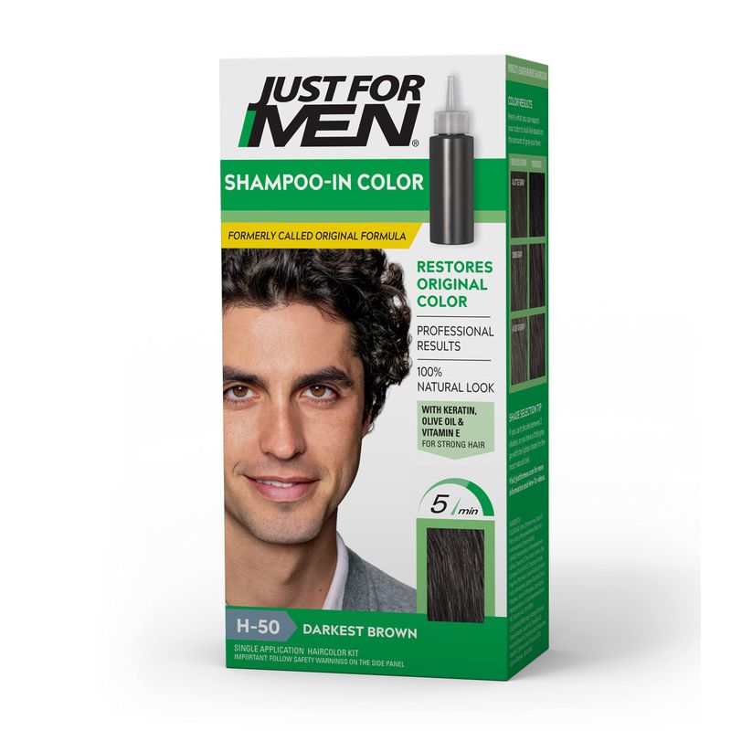 Just For Men Shampoo-In Color (Formerly Original Formula), Mens Hair ...