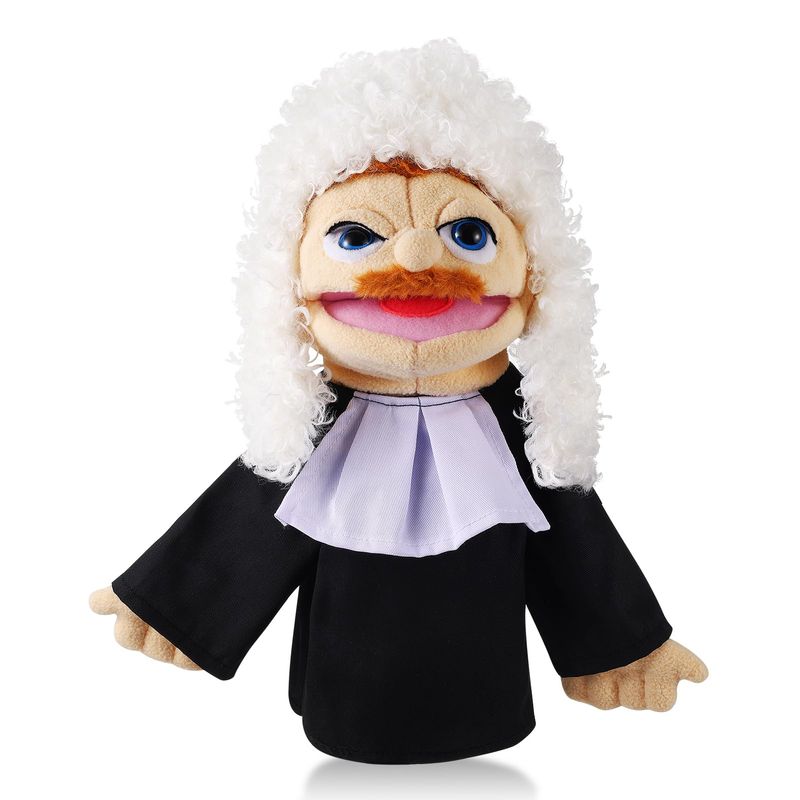Role Play Hand Puppets Hand Plush Chef Doctor Fireman Pirate Detective ...