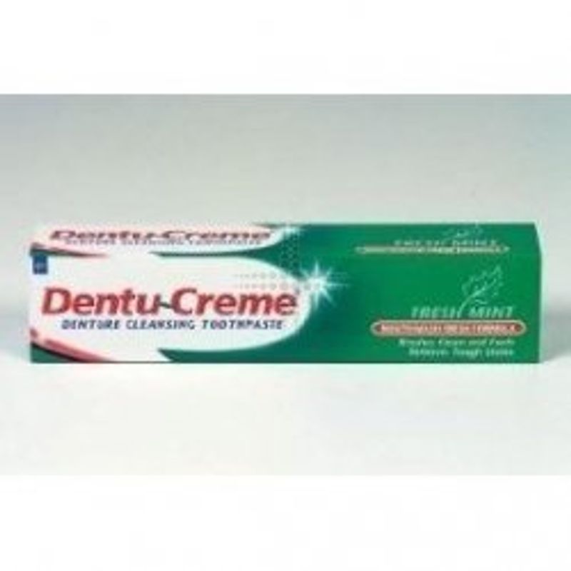 THREE PACKS of Dentu-Creme Denture Cleansing Toothpaste x 75ml - Online ...