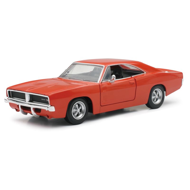 New Ray 1969 Dodge Charger R/T Black Muscle Car Collection 1/25 Diecast ...