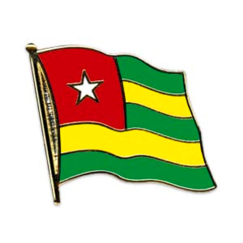 Togo Flag Pin Badge - Online Marketplace - EveryMarket
