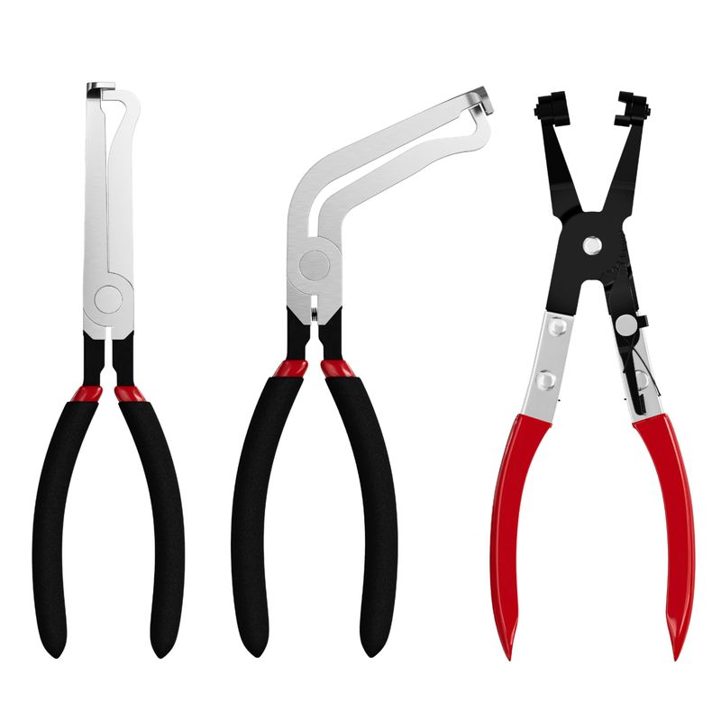 Vigolix 3-Piece Automotive Disconnect Pliers Set – Straight & 60 ...