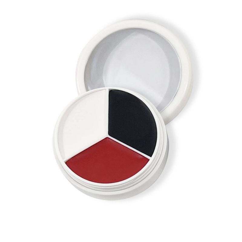 Clown Makeup Kit White Black Red Face Body Paint, Halloween Makeup Kit ...