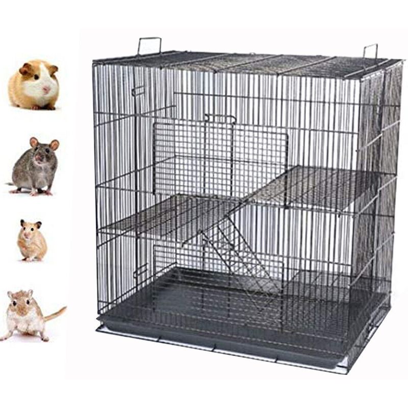 24" 3-Level Hamster Guinea Pig Small Animal Rat Mice Mouse Hedgehog ...