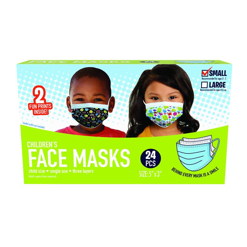 MASKS Children’s Single Use Face, 24 Count, Ages 2-7, Kids Toys for ...